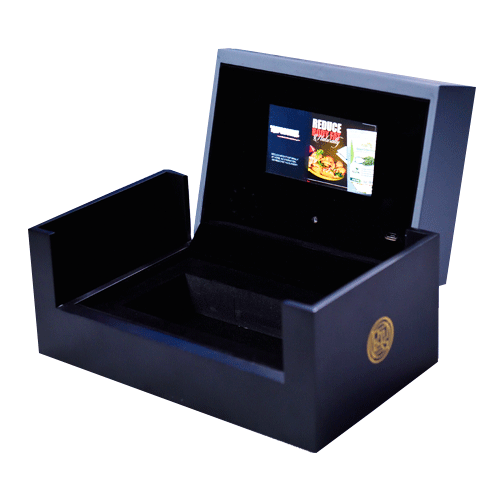Presentation LCD Screen Video Gift Box Black 7inch 256MB Memory for ...