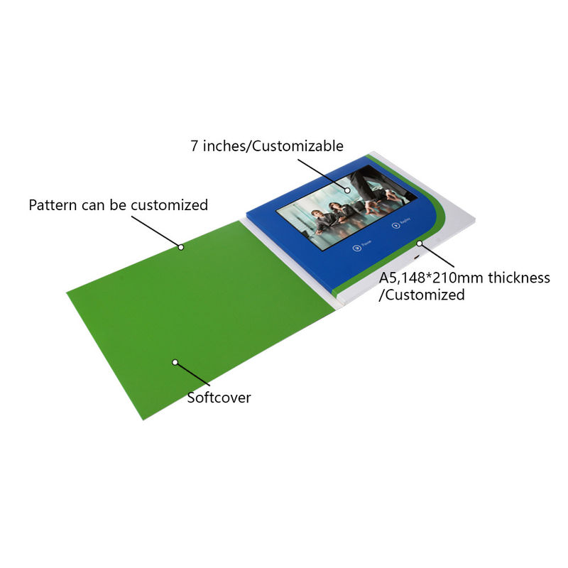 LCD panel digital brochure tft screen photo book HD display video ...