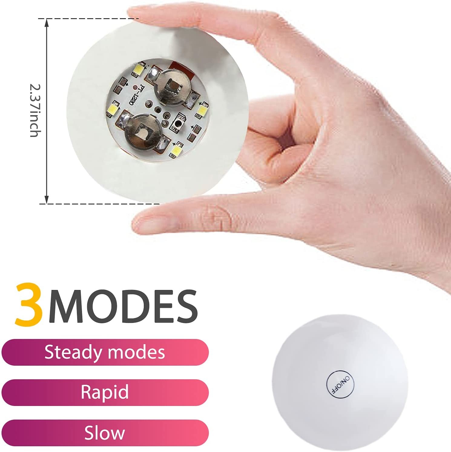 Flashing LED Sticker Lights for Beer Coasters Foam Plastic EVA Material OEM