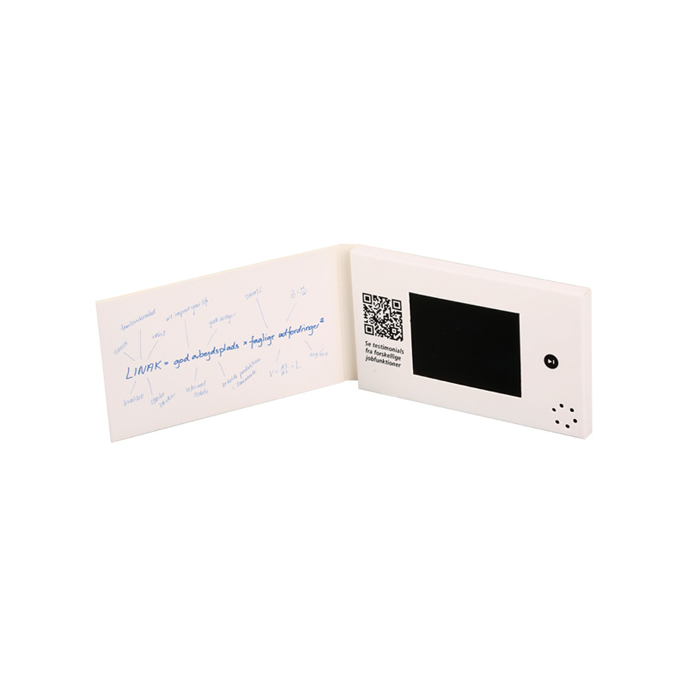 2.4 inch LCD Video Business Cards For Business Gift 90×50mm Thickness
